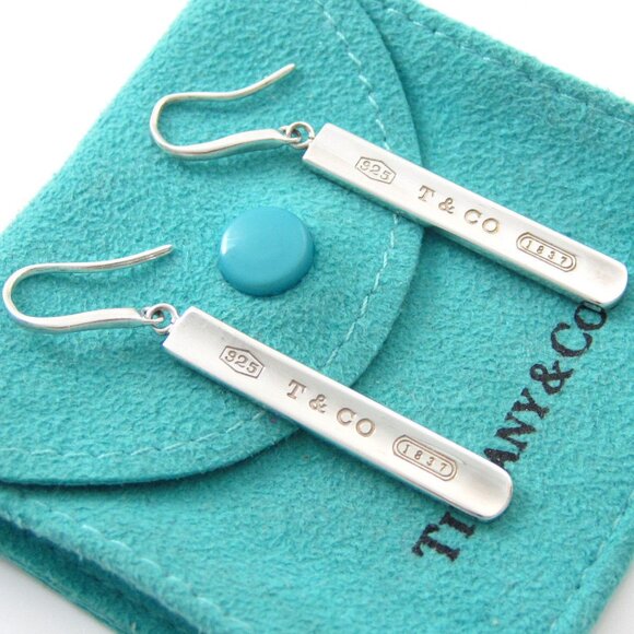 Tiffany & Co. | Jewelry | Tiffany Co Sterling Silver 837 Bar Drop ...